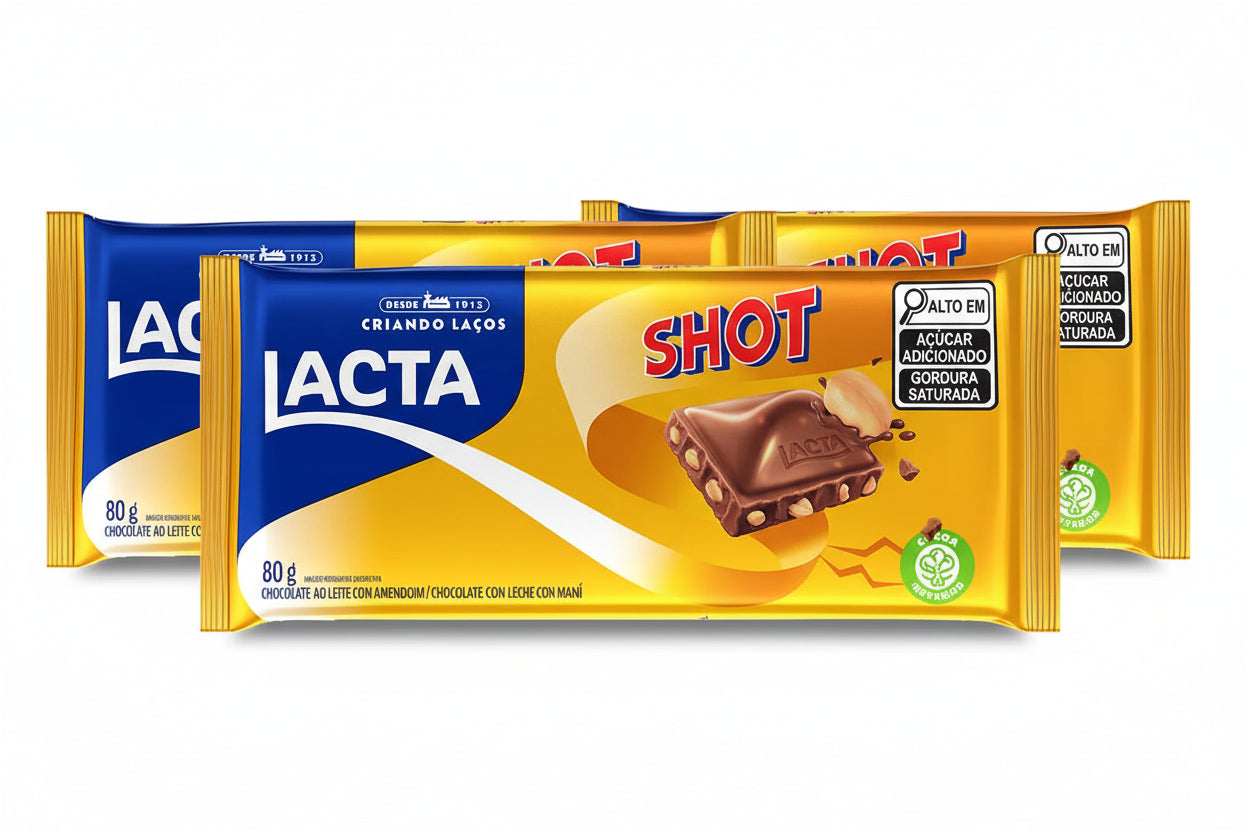 Lacta Shot Chocolate Bar – Brasil Eu Quero