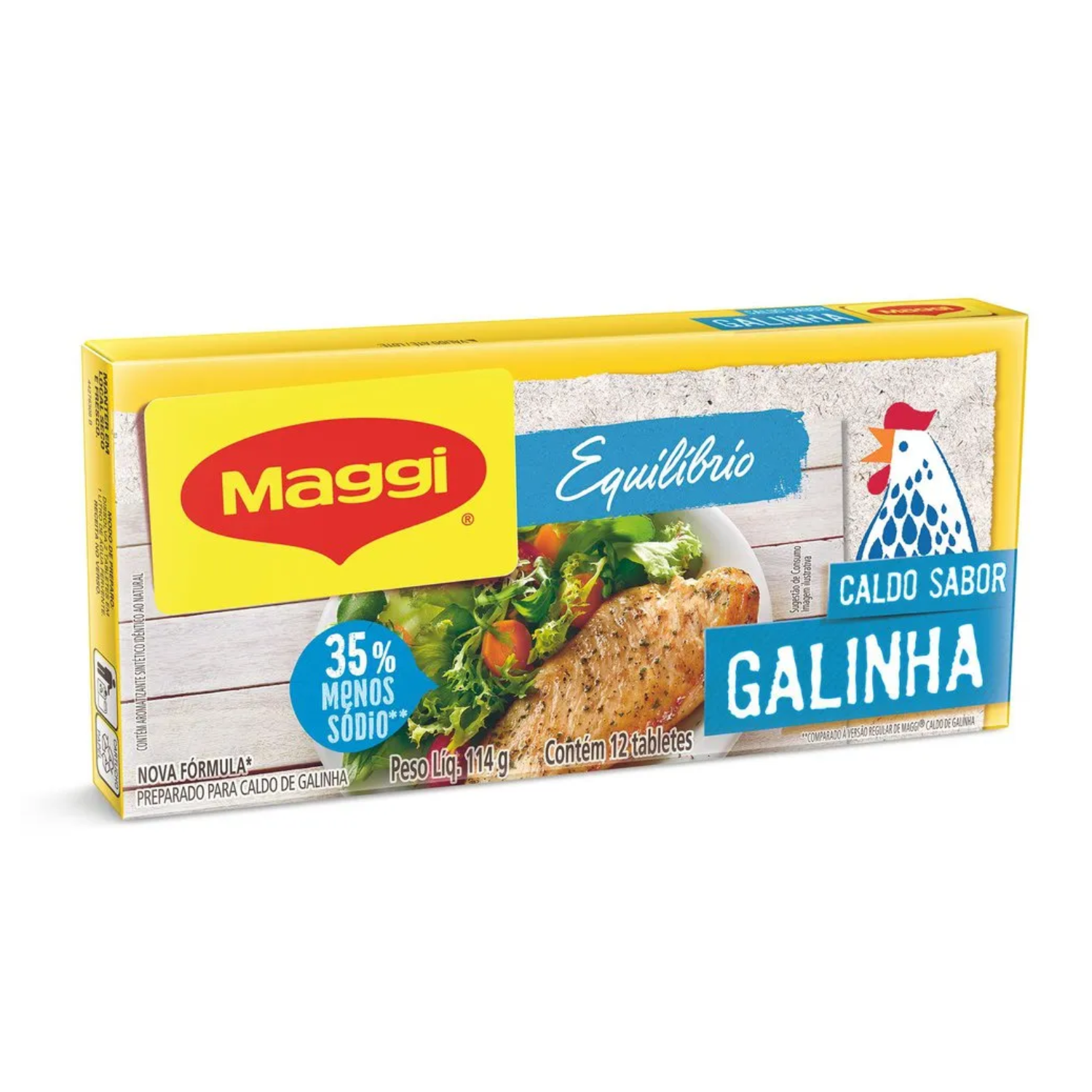 Maggi Chicken Broth (114g) – Brasil Eu Quero