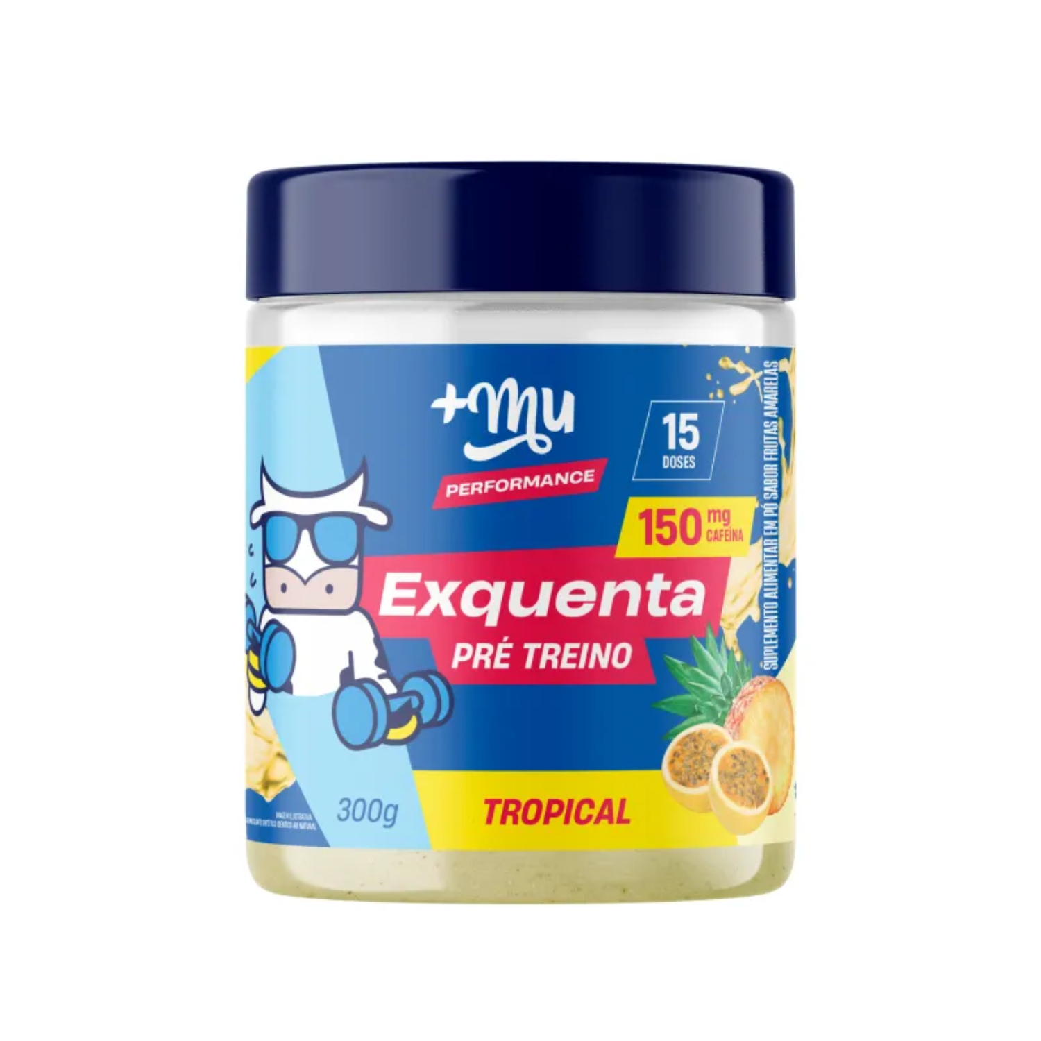 +Mu Pré-Treino Exquenta | Tropical (300g) – Brasil Eu Quero