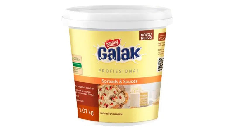 Pasta Cremosa Sabor Galak 1,01kg NESTLÉ – Brasil Eu Quero!