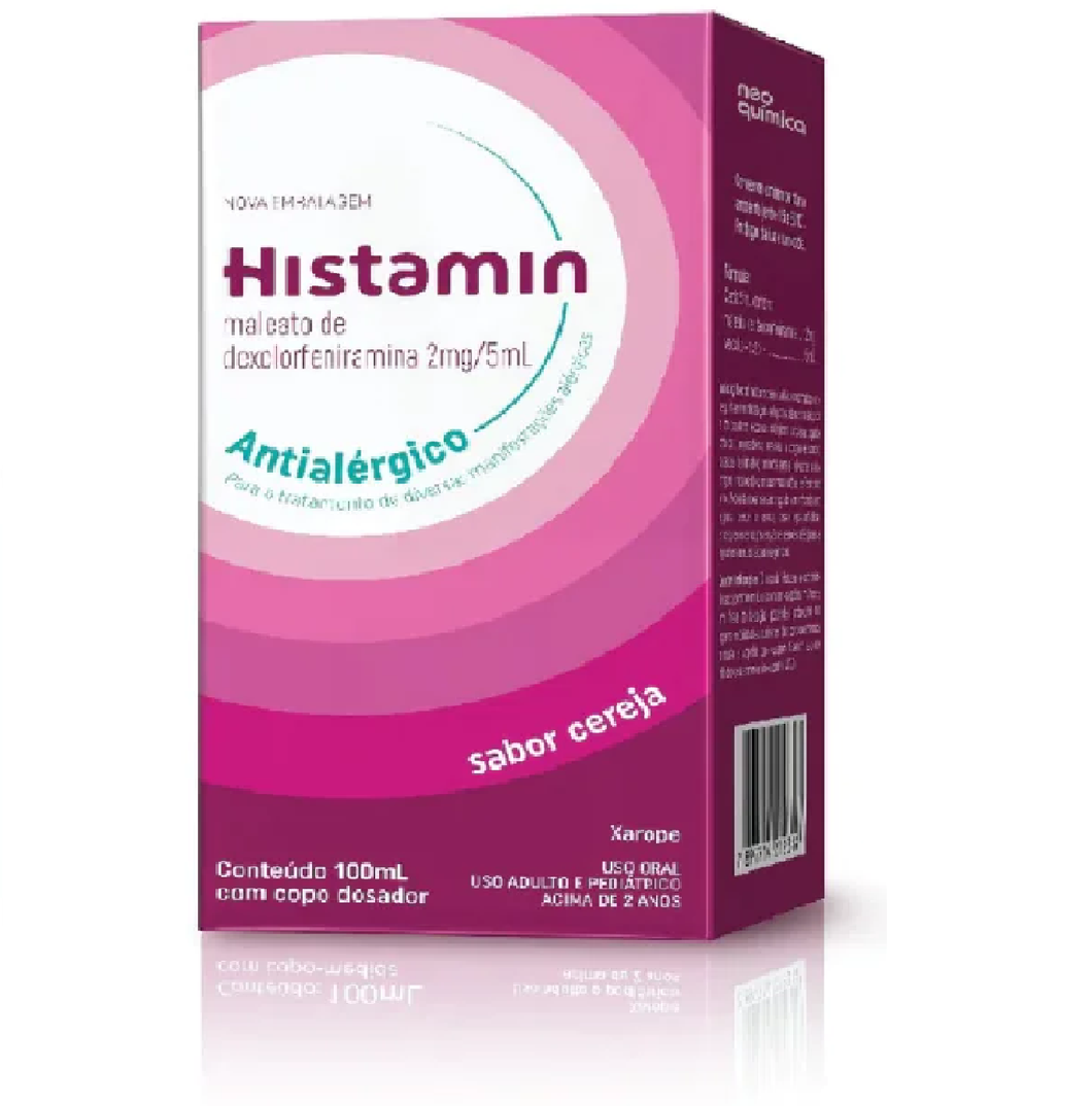 Antiallergic Histamin 2Mg/5Ml Syrup With 100Ml – Brasil Eu Quero