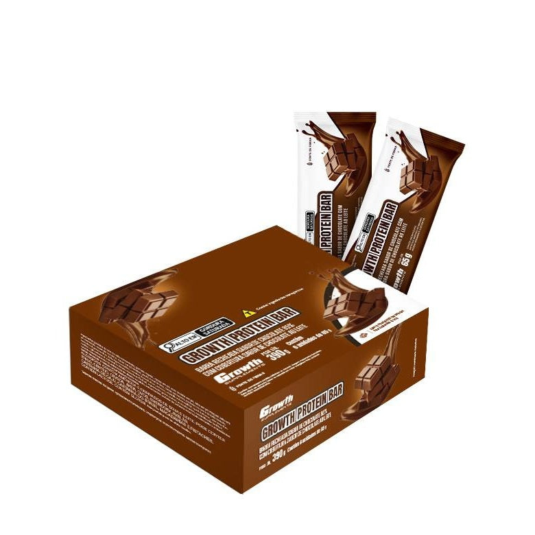 Protein Bar Protein Bar - Display with 6 Units. Chocolate Flavor - Gro ...