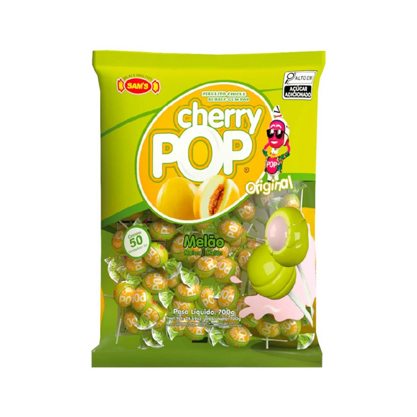 Cherry Pop Chicle Lollipop - Unit (700g) - Flavors: – Brasil Eu Quero