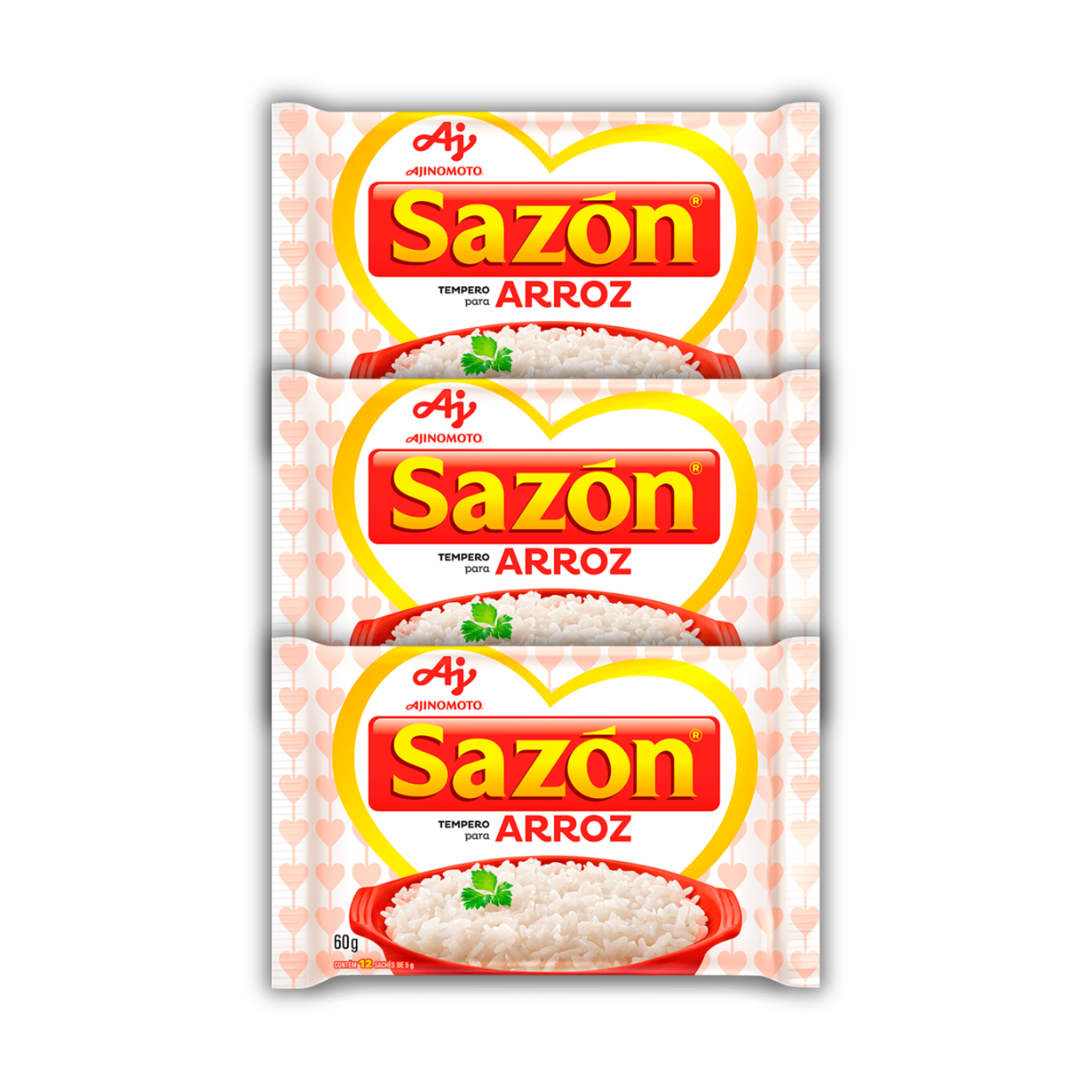 SAZÓN® Rice Seasoning 3 x 60 Gr. – Brasil Eu Quero