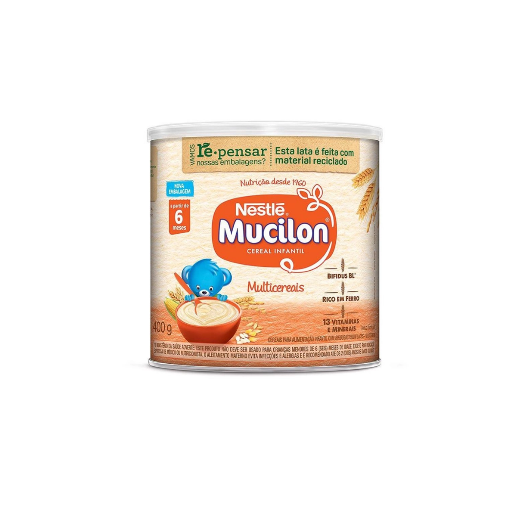 Mucilon® Cereal Infantil Nestle Multicereals 400 Gr. – Brasil Eu Quero!